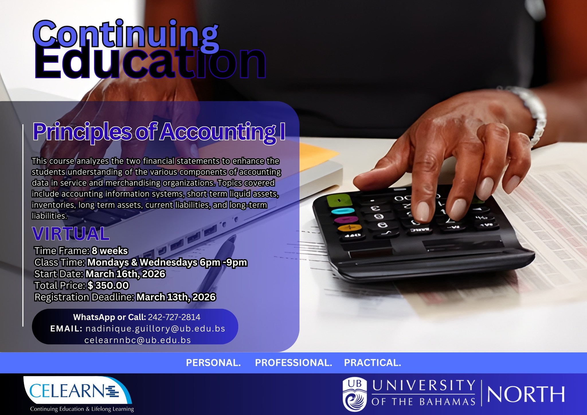 CeLearn - 📘 Ready to level up with our Principles of Accounting I ...