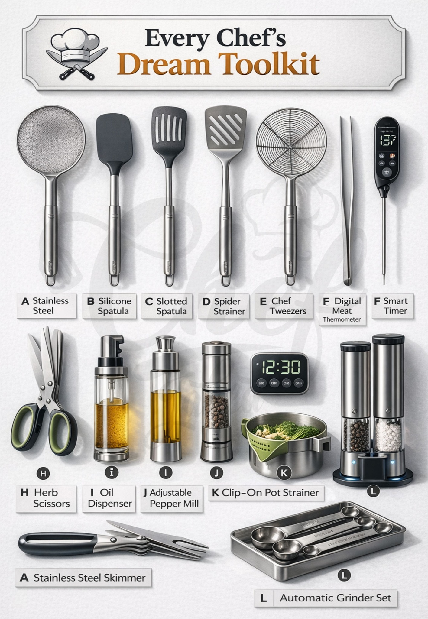 Chef - Every Chef’s Dream Toolkit — The Ultimate Kitchen Essentials ...