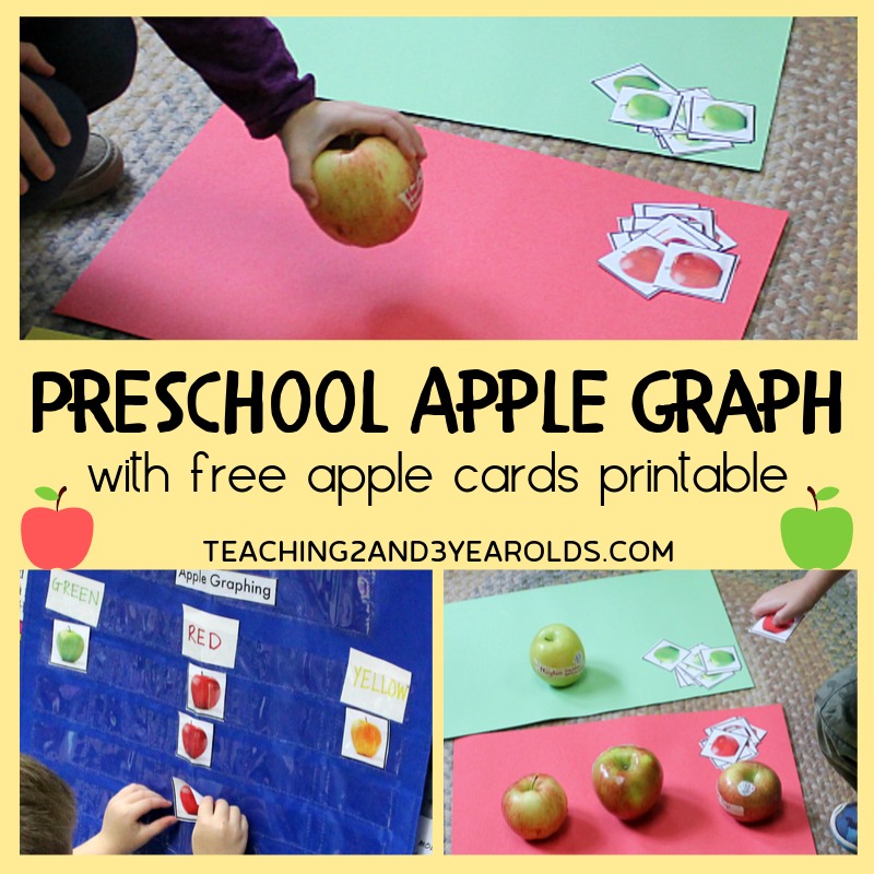APPLE GRAPH ACTIVITY Such a fun way to work on color and math skills ...