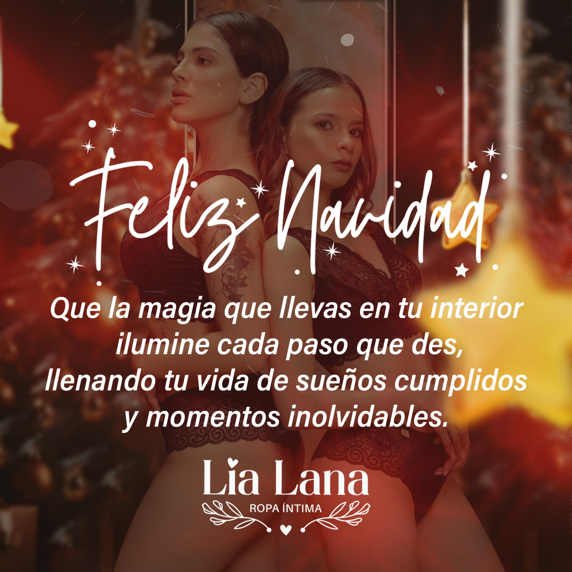 Lia 🎄 ¡feliz Navidad De Parte De Lia Lana 🎄 En Esta época Mágica Queremos Agradecerte Por