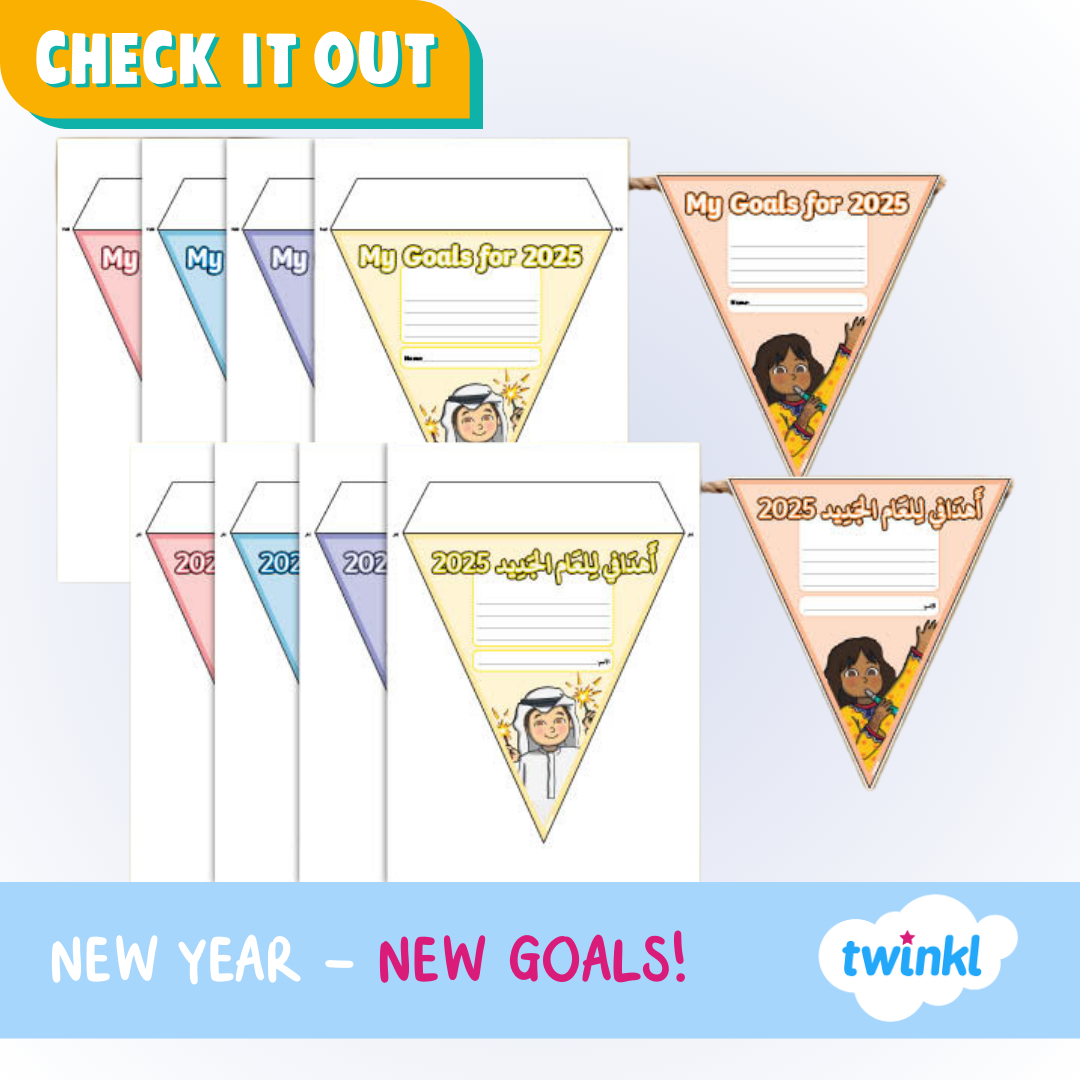 Twinkl - 🎯 Set goals for 2025 with our My Goals resource! Available in ...