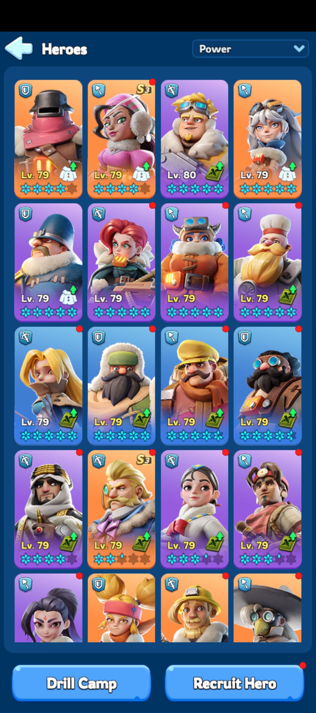 Whiteout Survival Official | I'm a f2p, this is My current top 5 hero ...