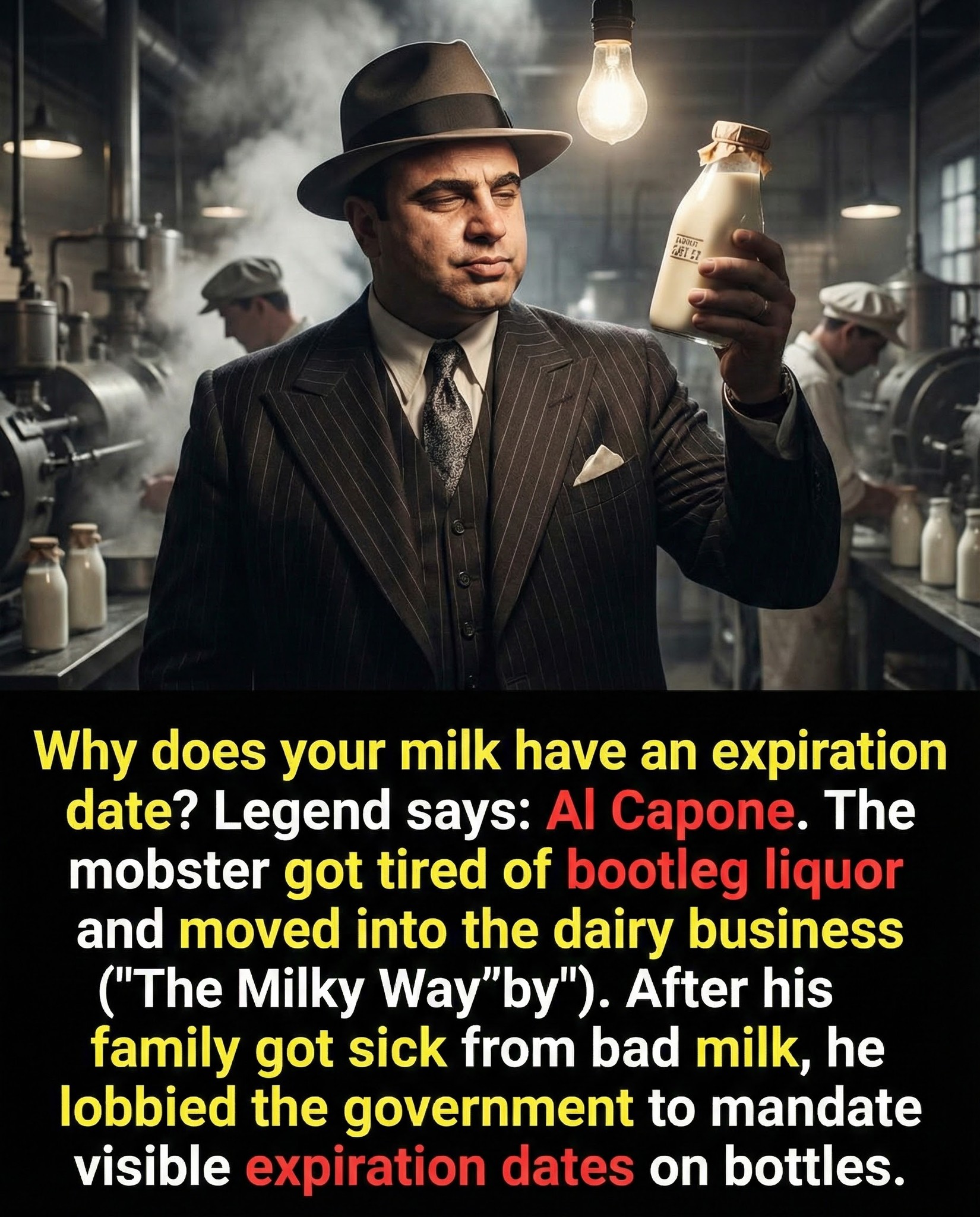 Relic - Why does your milk have an expiration date? Legend says: Al ...