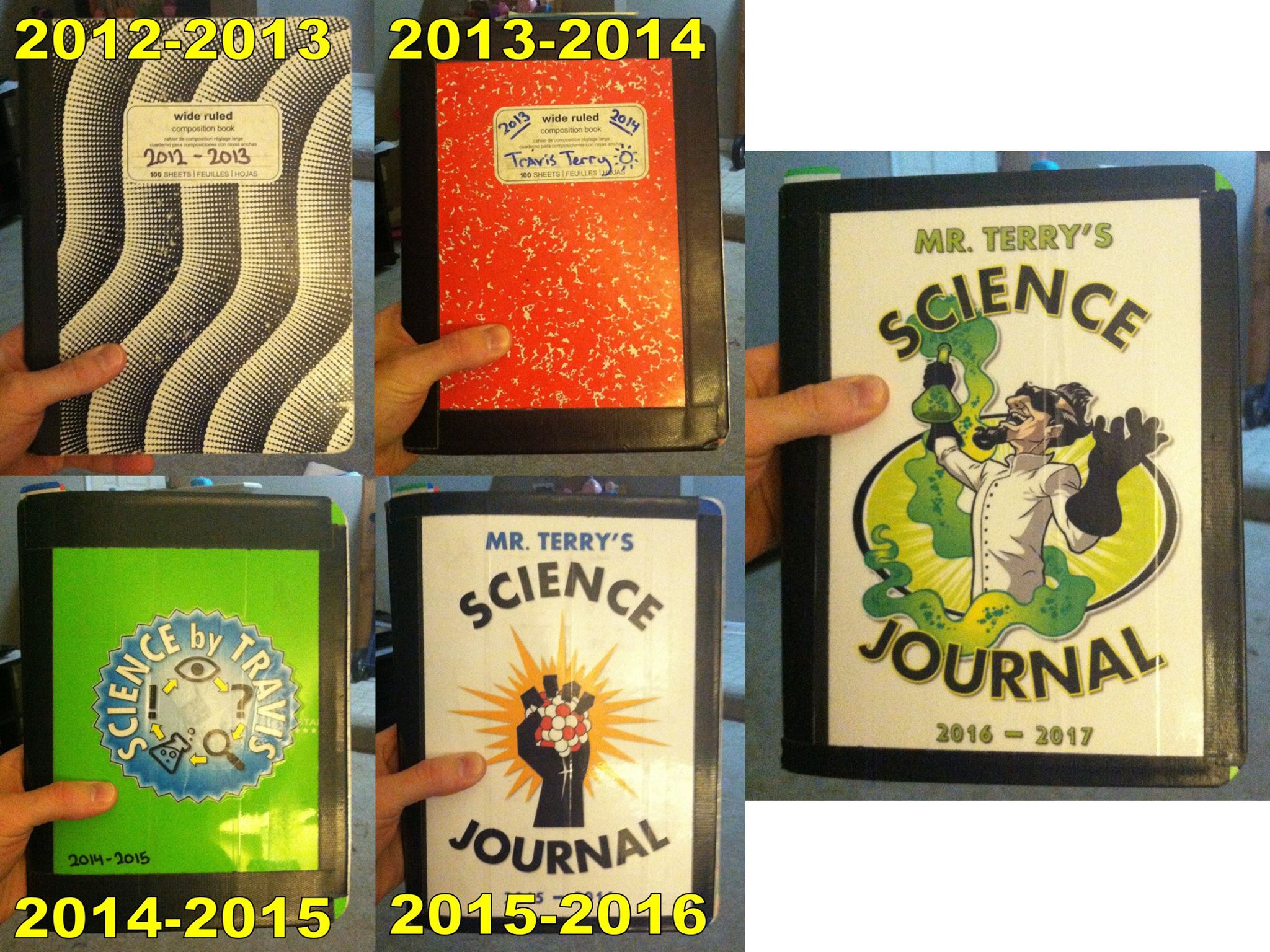 The Evolution of my Science Journal! - Science by Travis