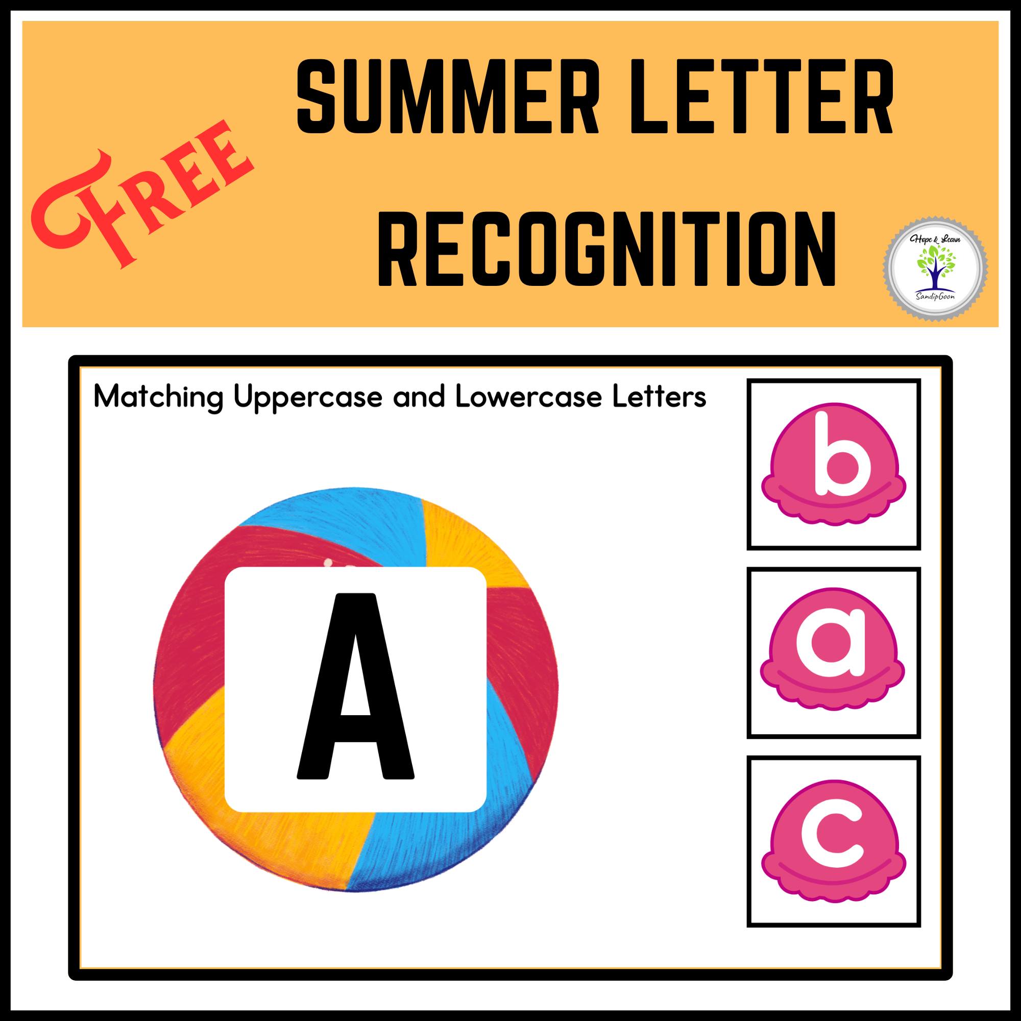 🌞🌴 Free Summer Letter Recognition... - DISHA Digital School