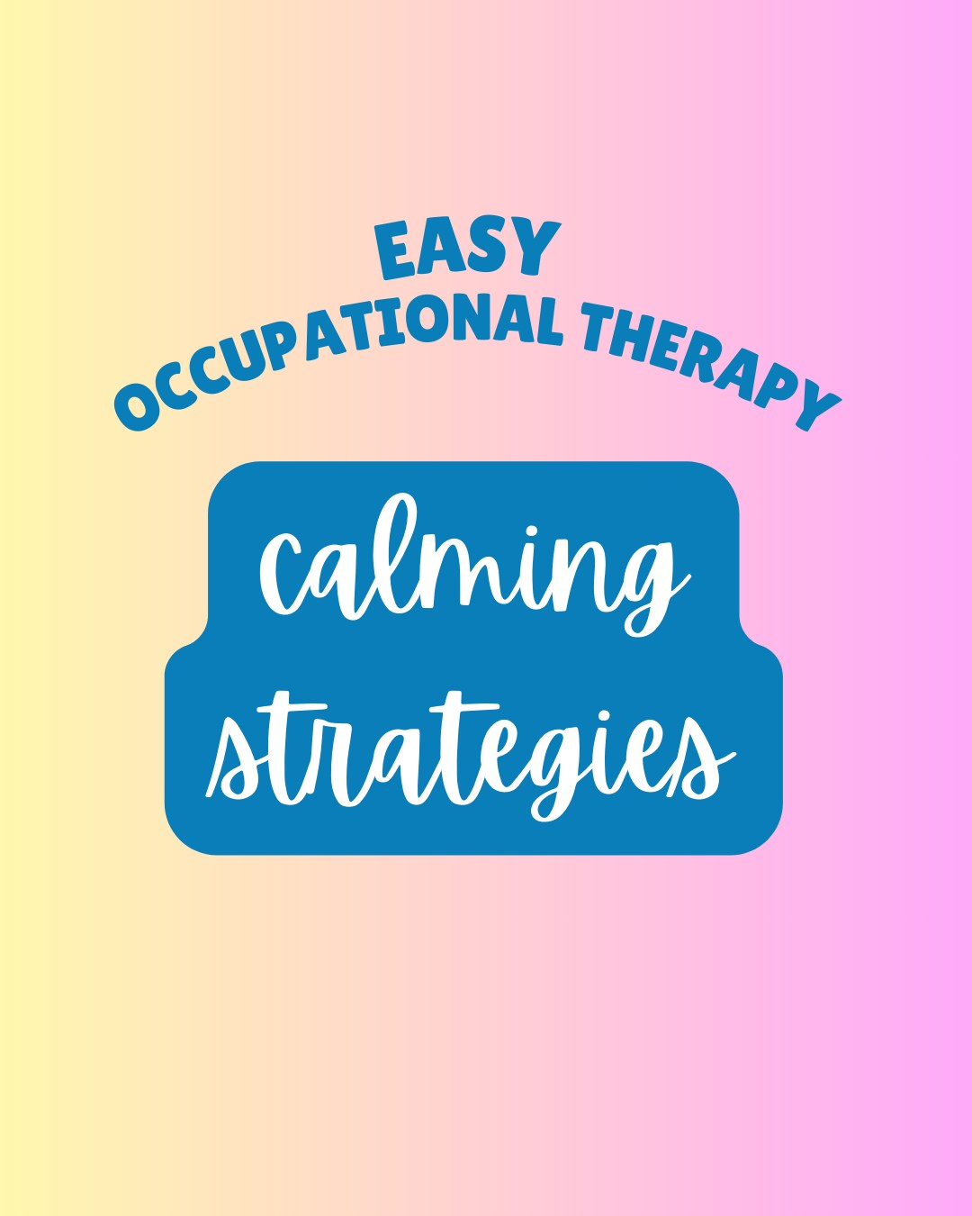 Remedy - Occupational therapy teaches children how to calm their bodies ...