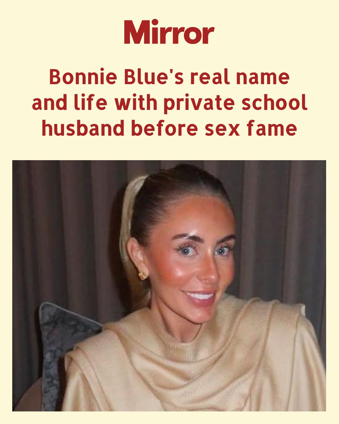 Mirror Weird News Bonnie Blue Lived A Very Different Life Before Building Her Controversial