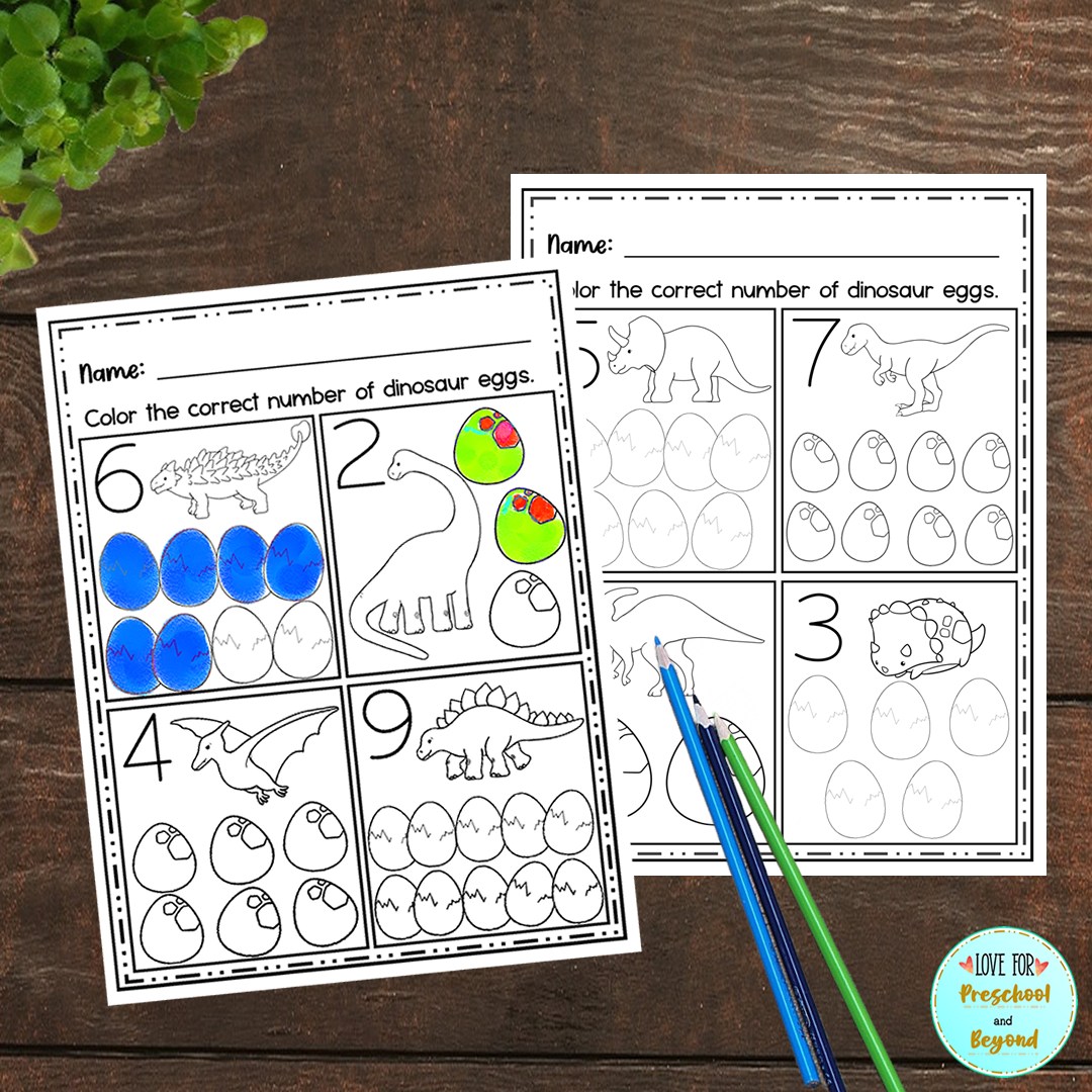 This Count and Color the... - Love for Preschool and Beyond