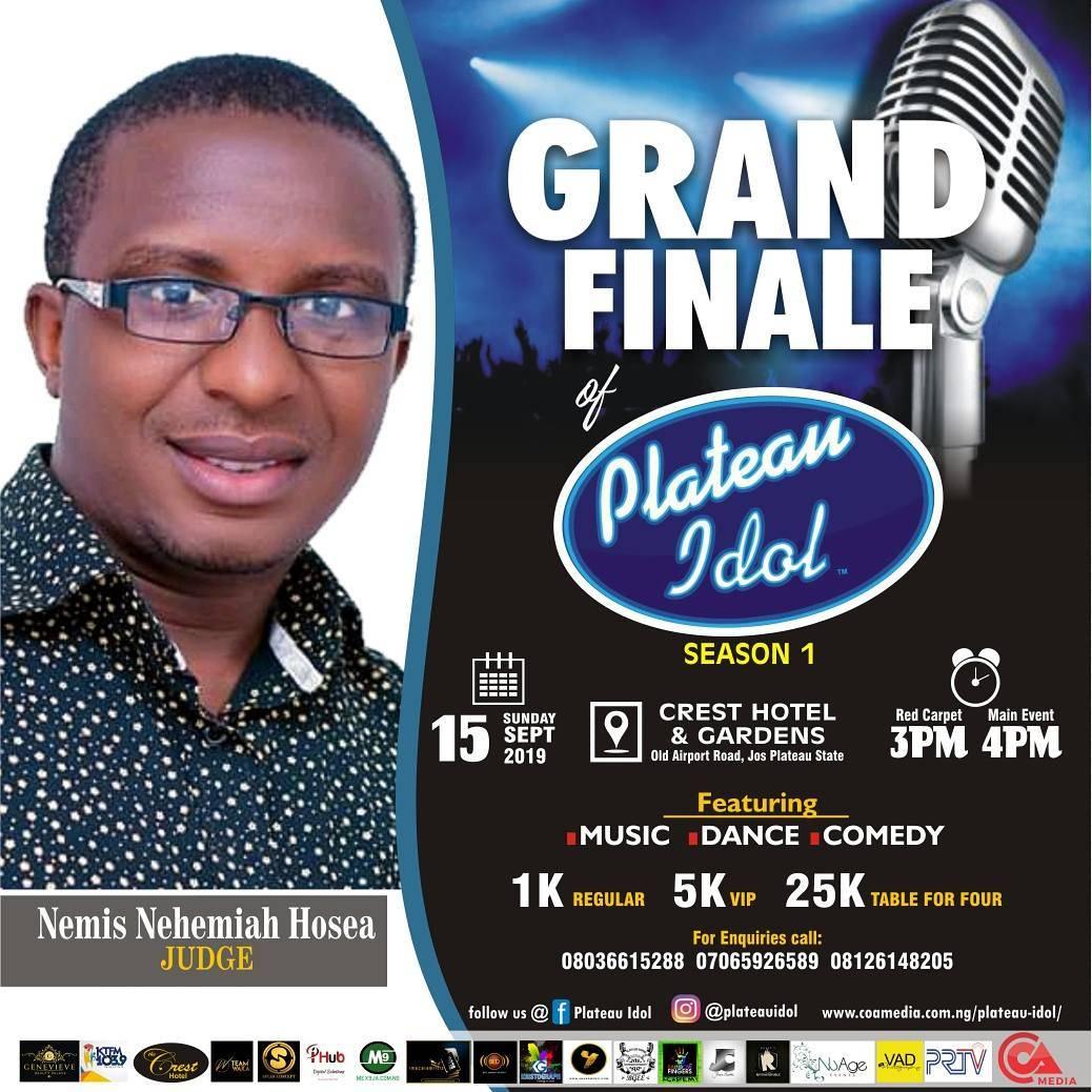 Plateau Idol Get Ready For Mind Blowing Grand Finale