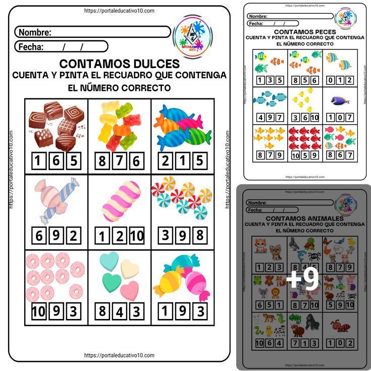 🎨🔢 ¡Presentamos "Cuenta y... - Material Educativo Gratis | Facebook