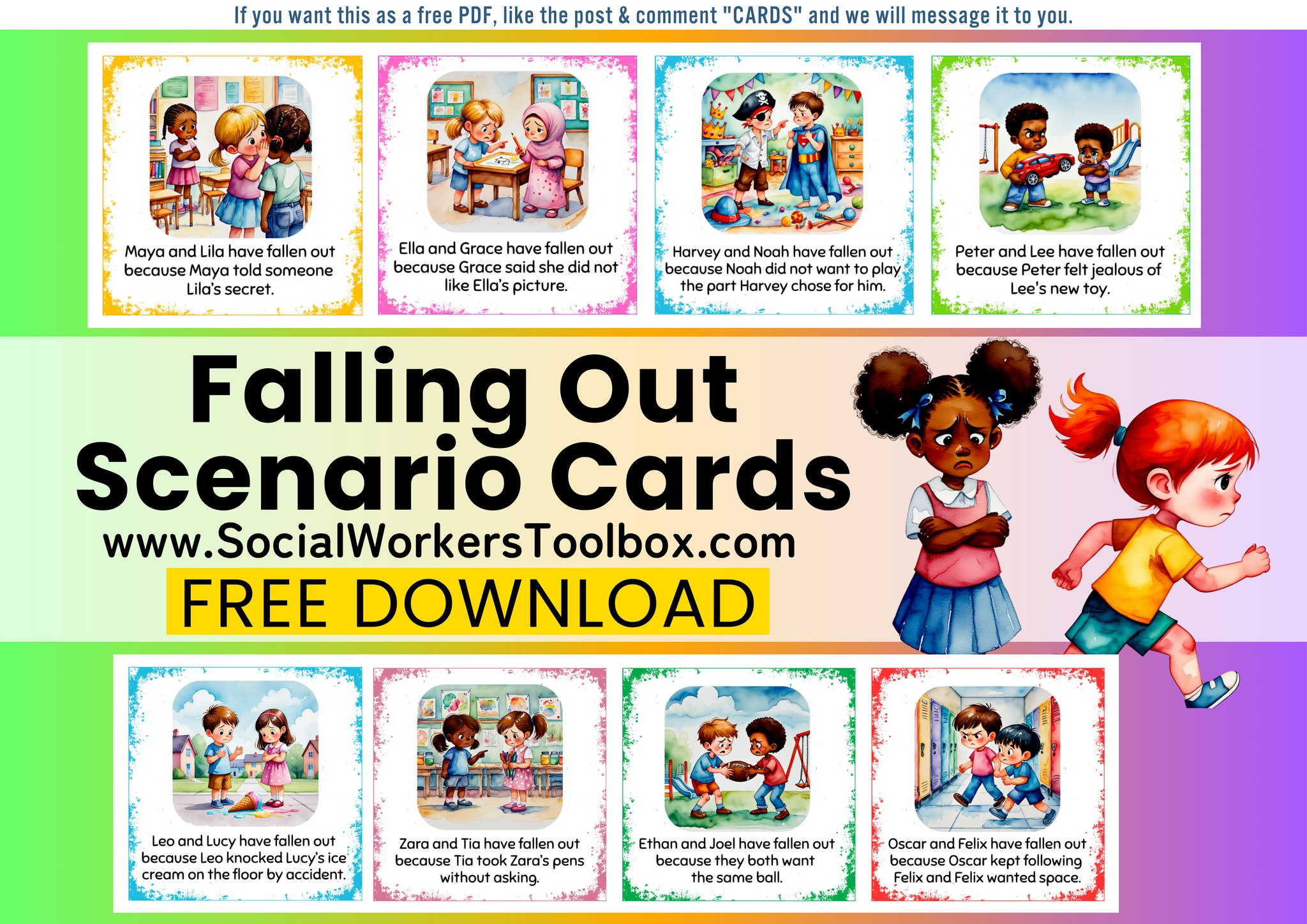 Social - Like the photo and comment "CARDS" and we will send you a ...