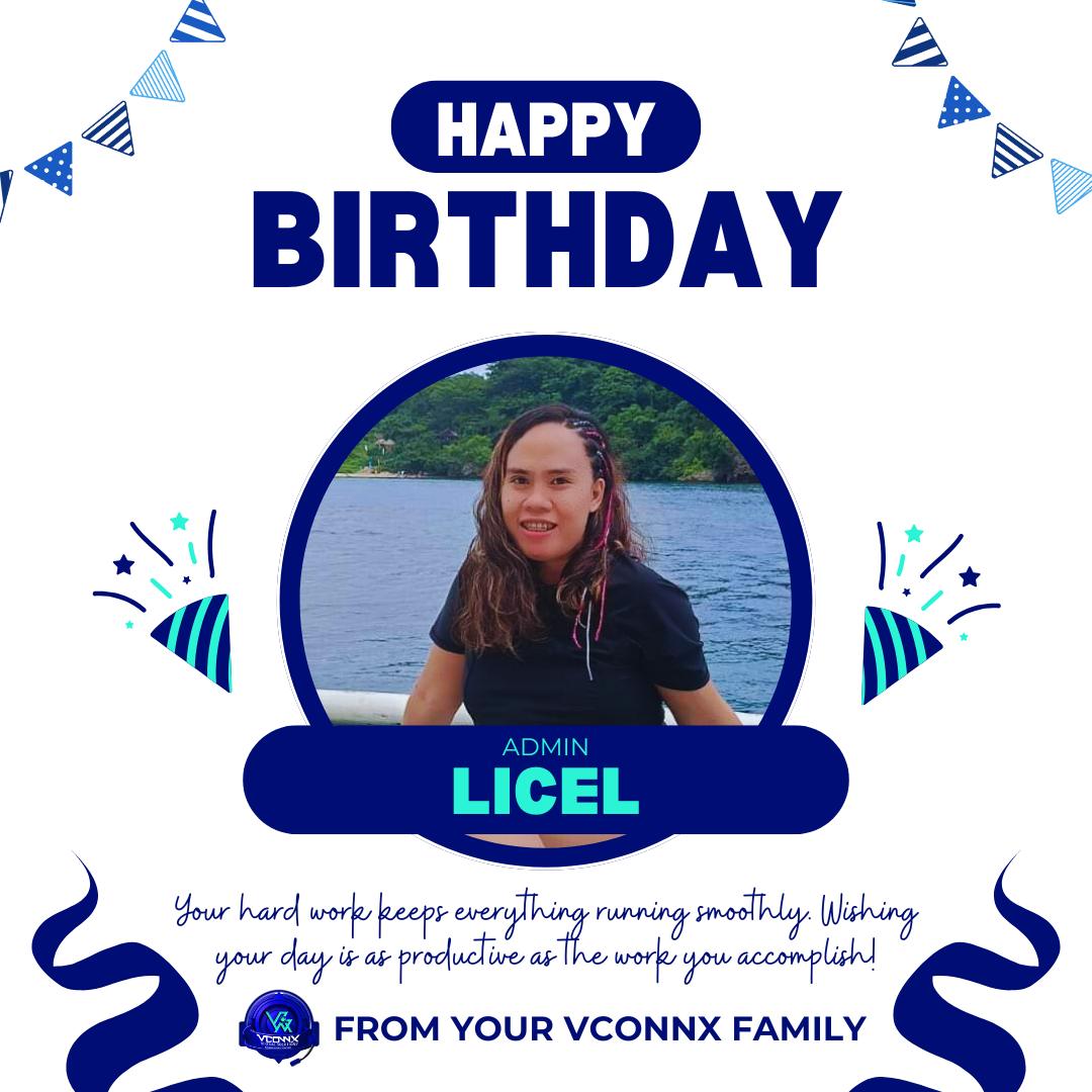Vconnx - 🎉 Happy Birthday to one of our amazing admin support stars ...