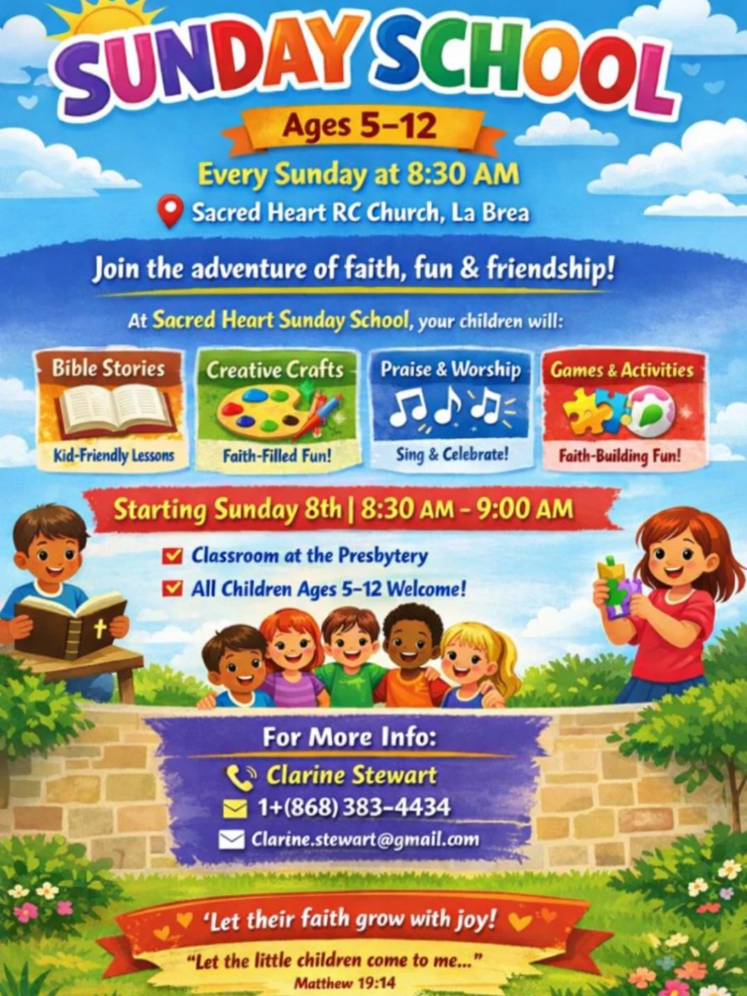 Sacred - 🌟 Sunday School is Back!🌟 Bring your children ages 5–12 to ...