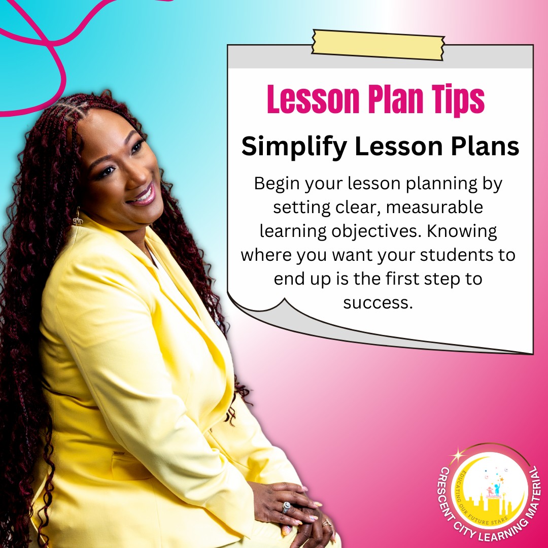 Knowing where you want... - Crescent City Learning Materials