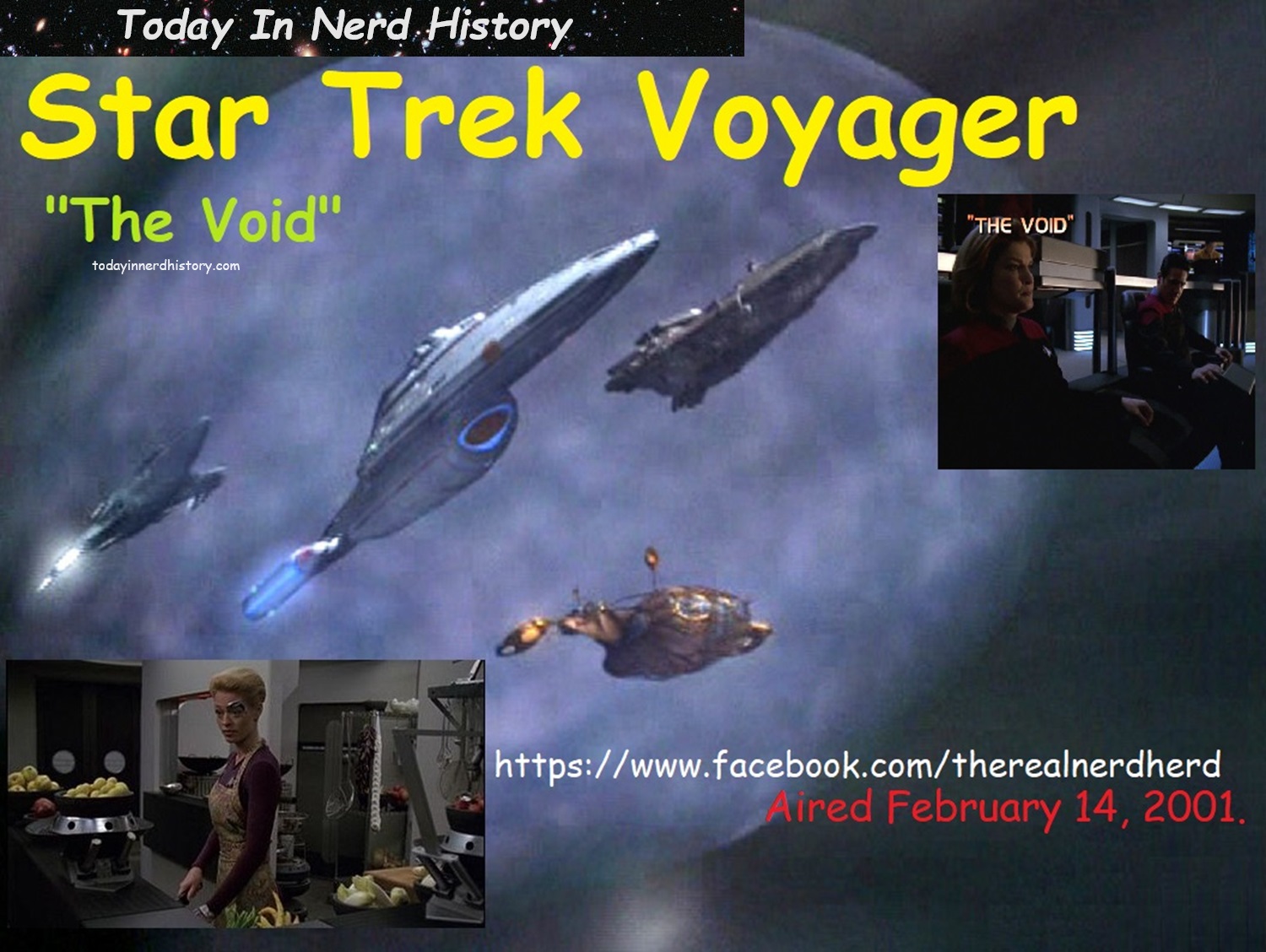 Today - 02-14 The Star Trek Voyager episode "The Void" aired February ...