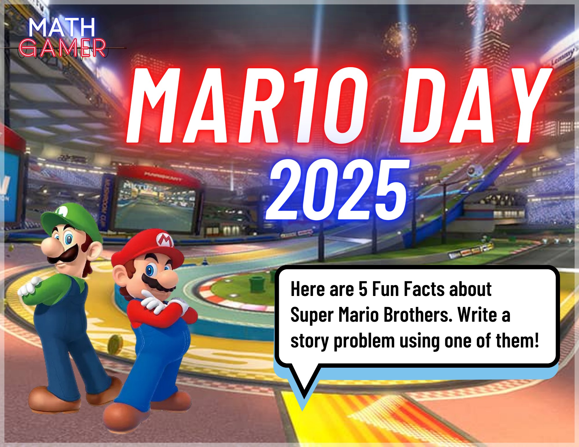 The Math Viking - MAR10 is MARIO DAY! Here is a slide deck... | Facebook