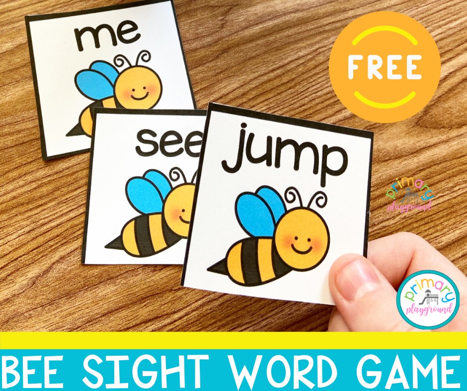 Primary - Grab our FREE Honey Bee Sight Word Game to help your students ...