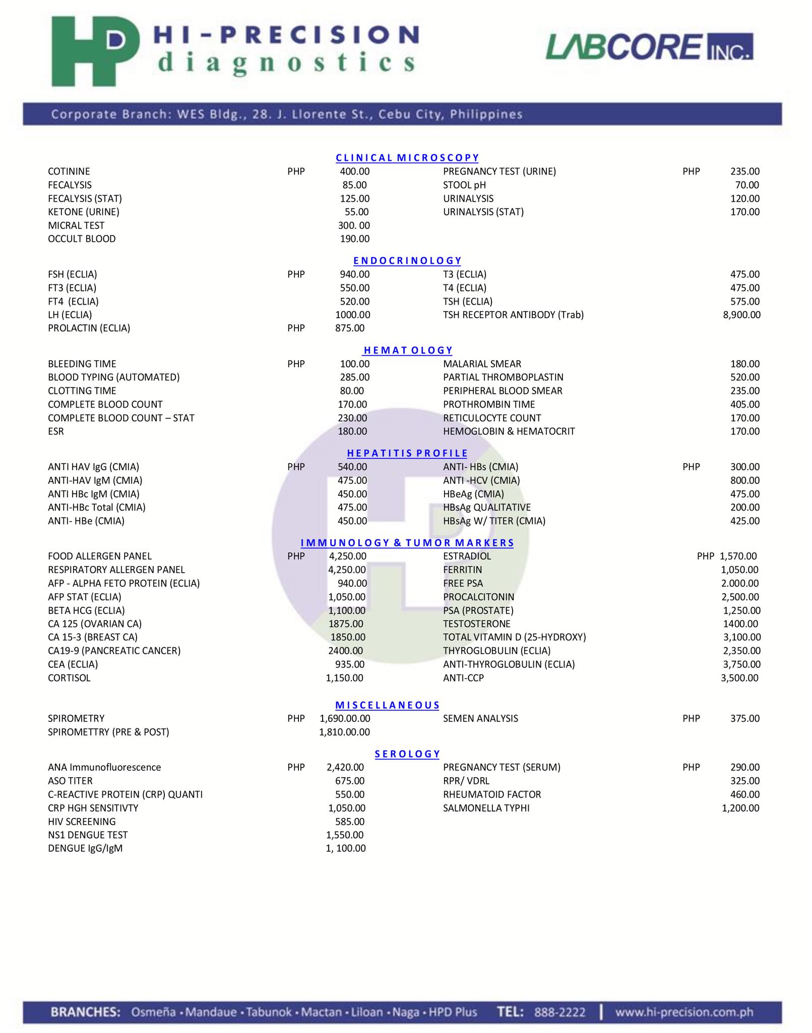 Hi Precision Your Online Result Is Now Downloadable With The Official