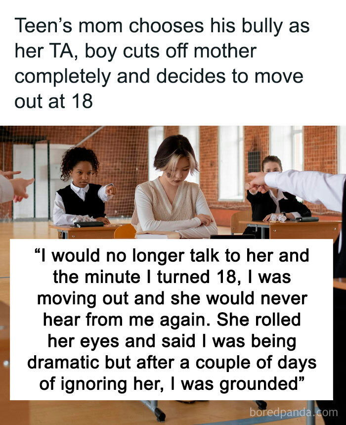 Bored Panda Teens Mom Chooses His Bully As Her Ta Boy 9967