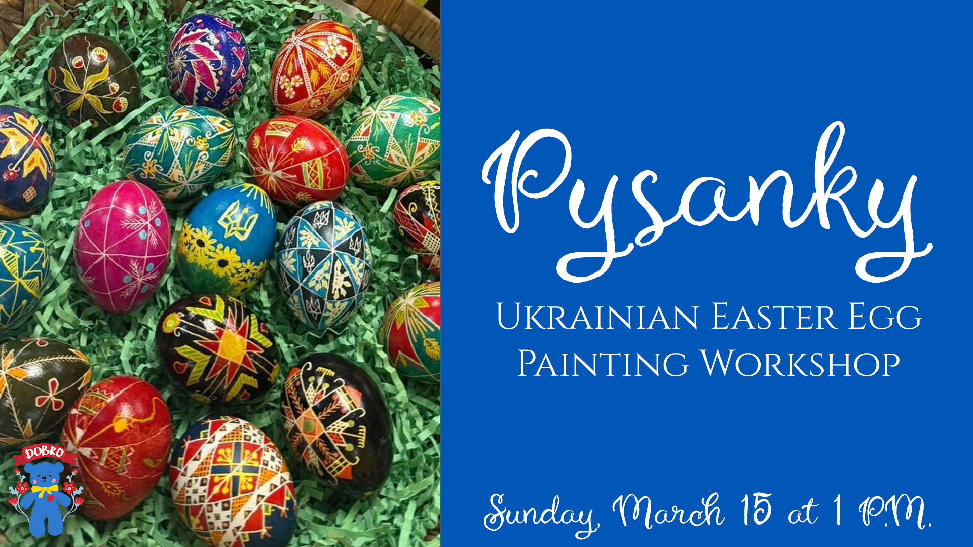 Ukrainian Easter Egg Painting Workshop