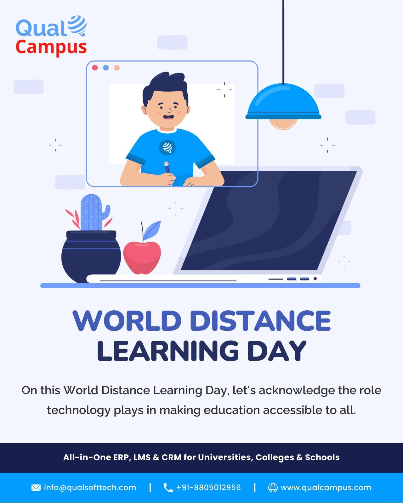 QualCampus - On World Distance Learning Day, we celebrate...
