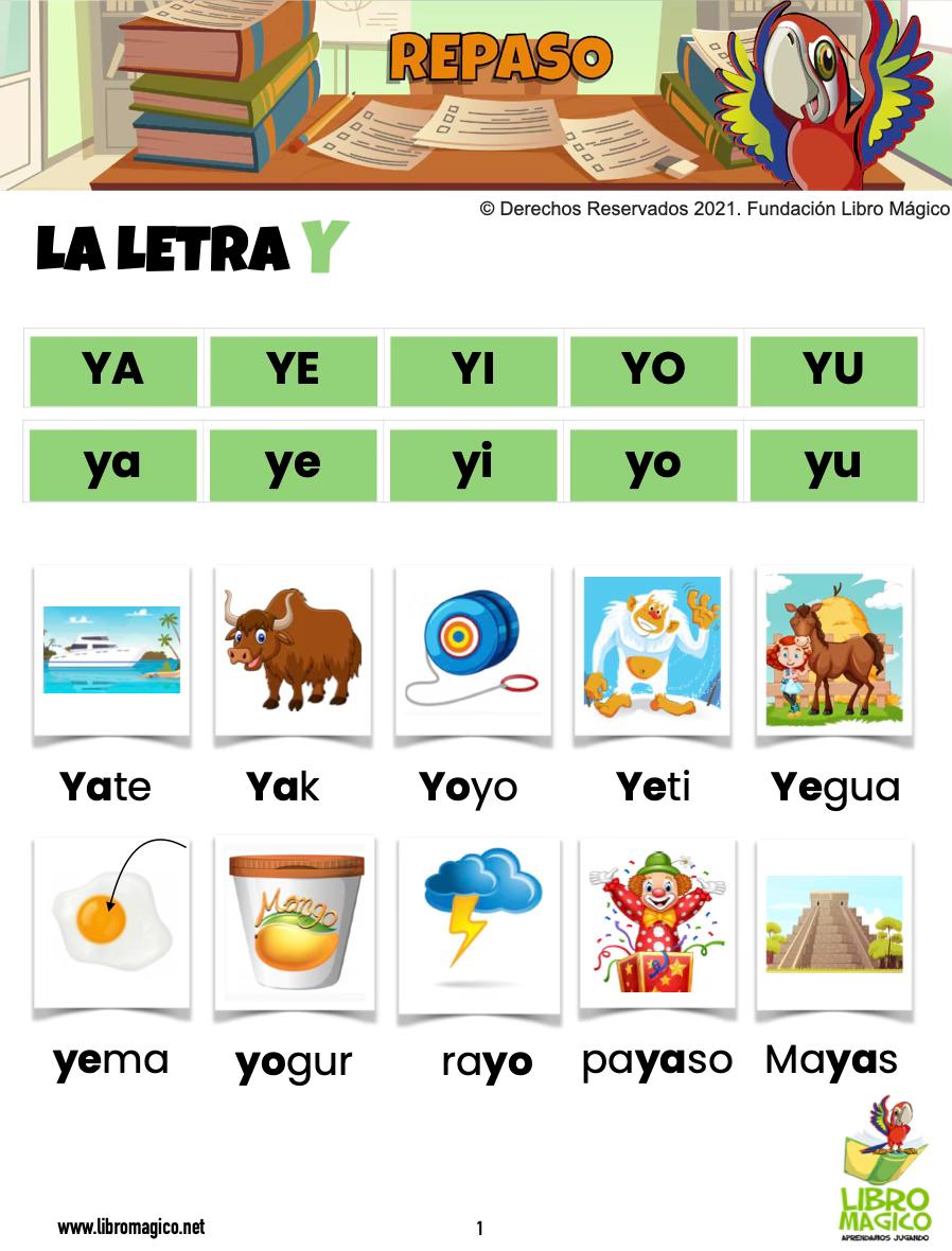 Fundación - YA, YE, YI, YO, YU. Para que tus pequeños aprendan o ...