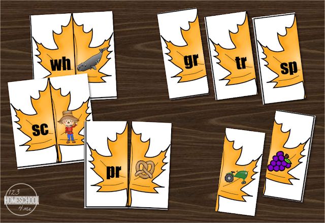 FREE Printable Beginning Blends Fall... - 123 Homeschool 4 Me | Facebook