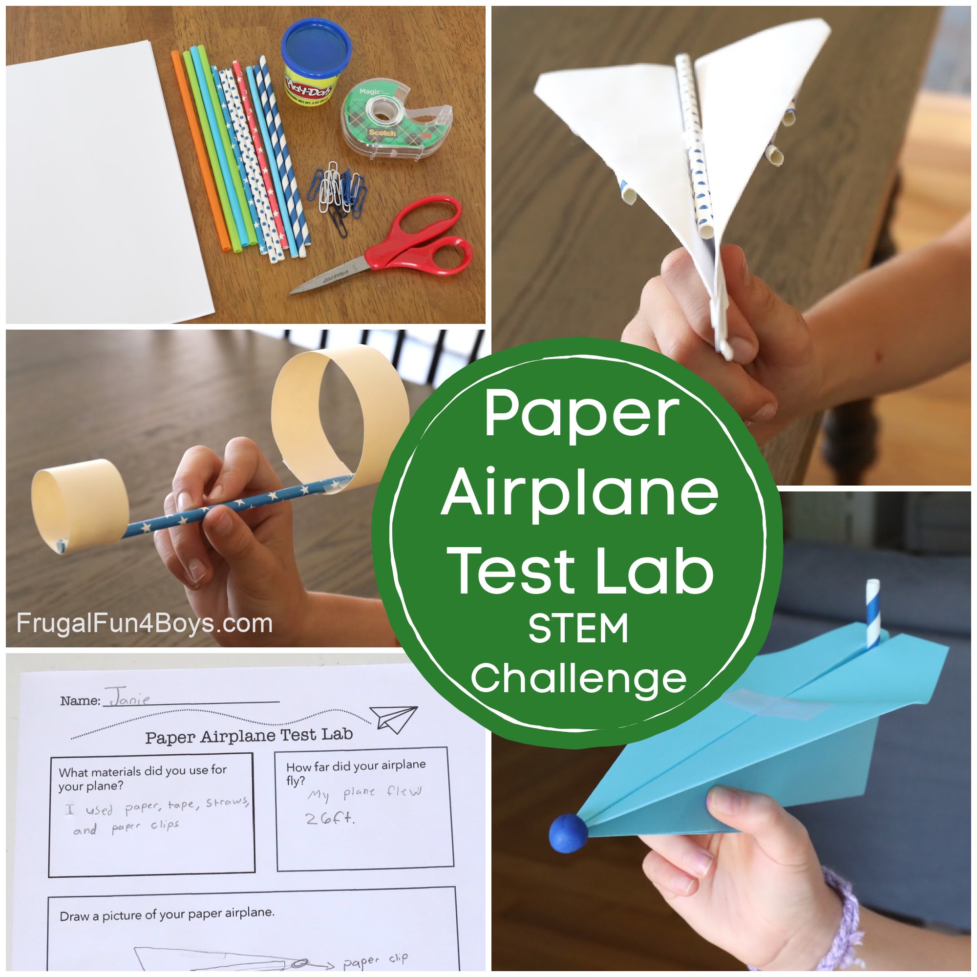 PAPER AIRPLANE TEST LAB... - Frugal Fun for Boys and Girls | Facebook