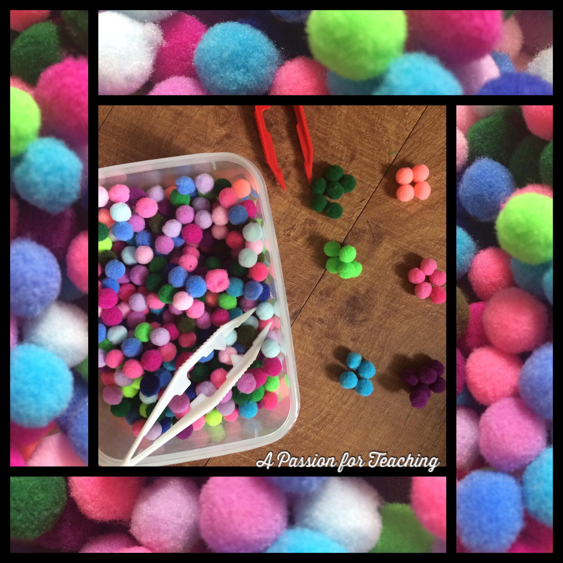 🏻 Fine Motor Friday 🤚🏻 Pom Pom... - A Passion for Teaching