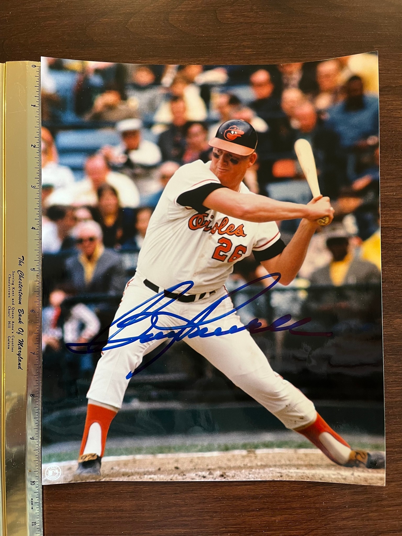 8x10 Autographed Photo Of Boog Powell Sports Trading Cards