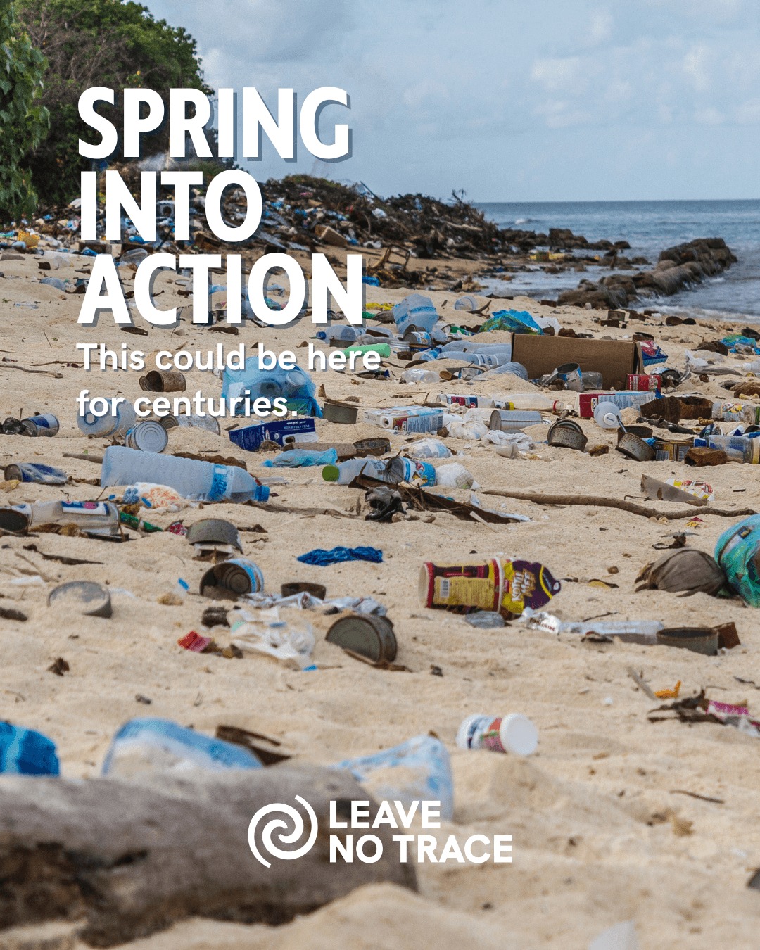 Leave - How long does trash last in nature? 🤔 🥤 Plastic bottle – 450 ...