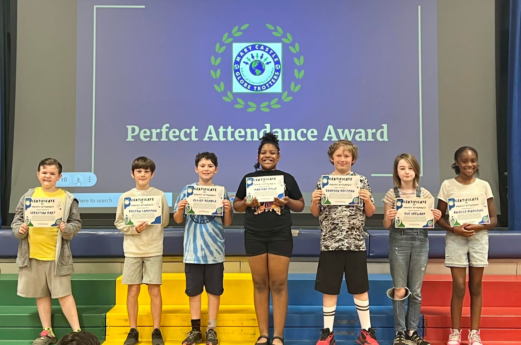 💙🌎🏆 Grade 5 EOY Award... - Mary Castle Elementary School | Facebook