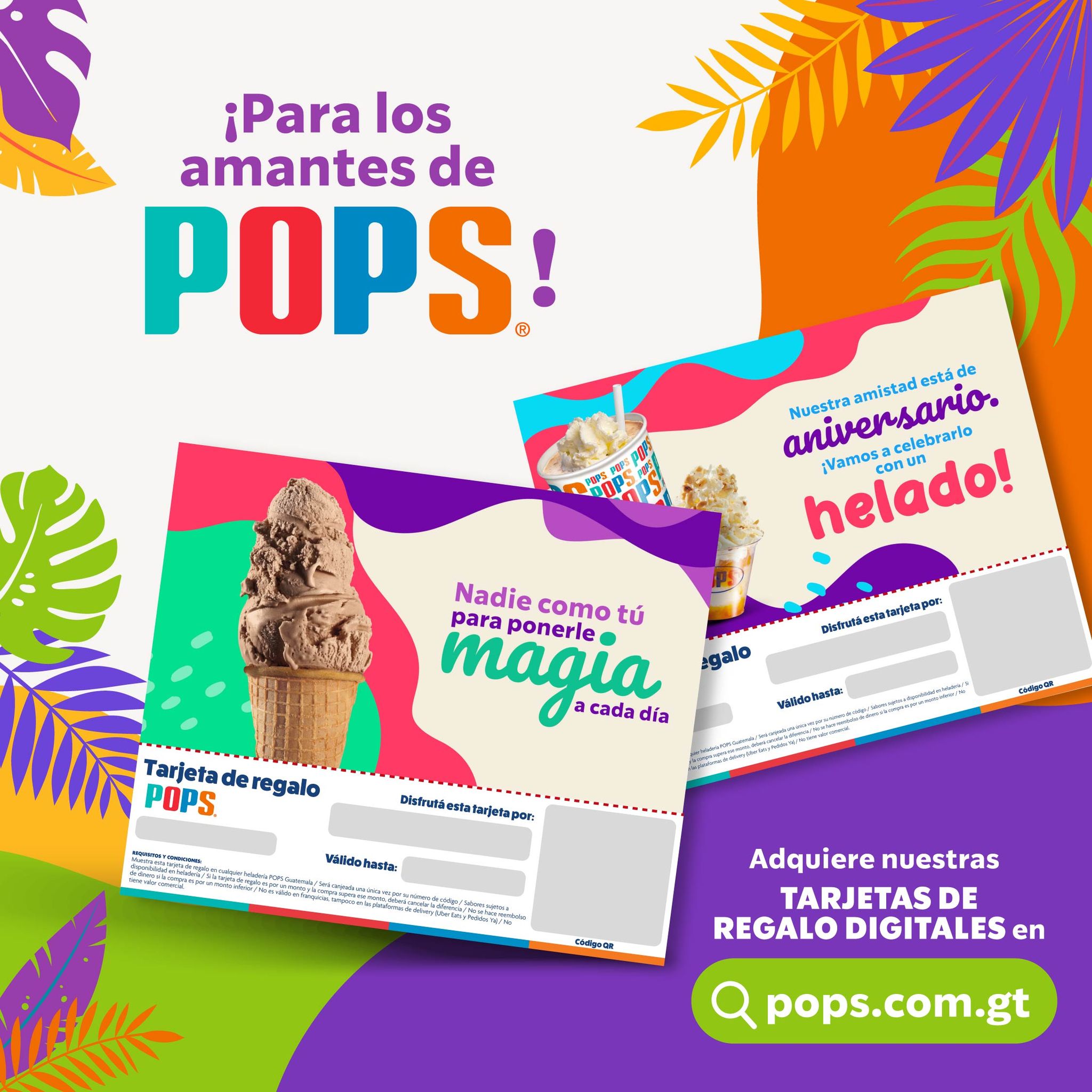 Helados - ¡Nuestras Tarjetas de Regalo son el regalo perfecto para ...