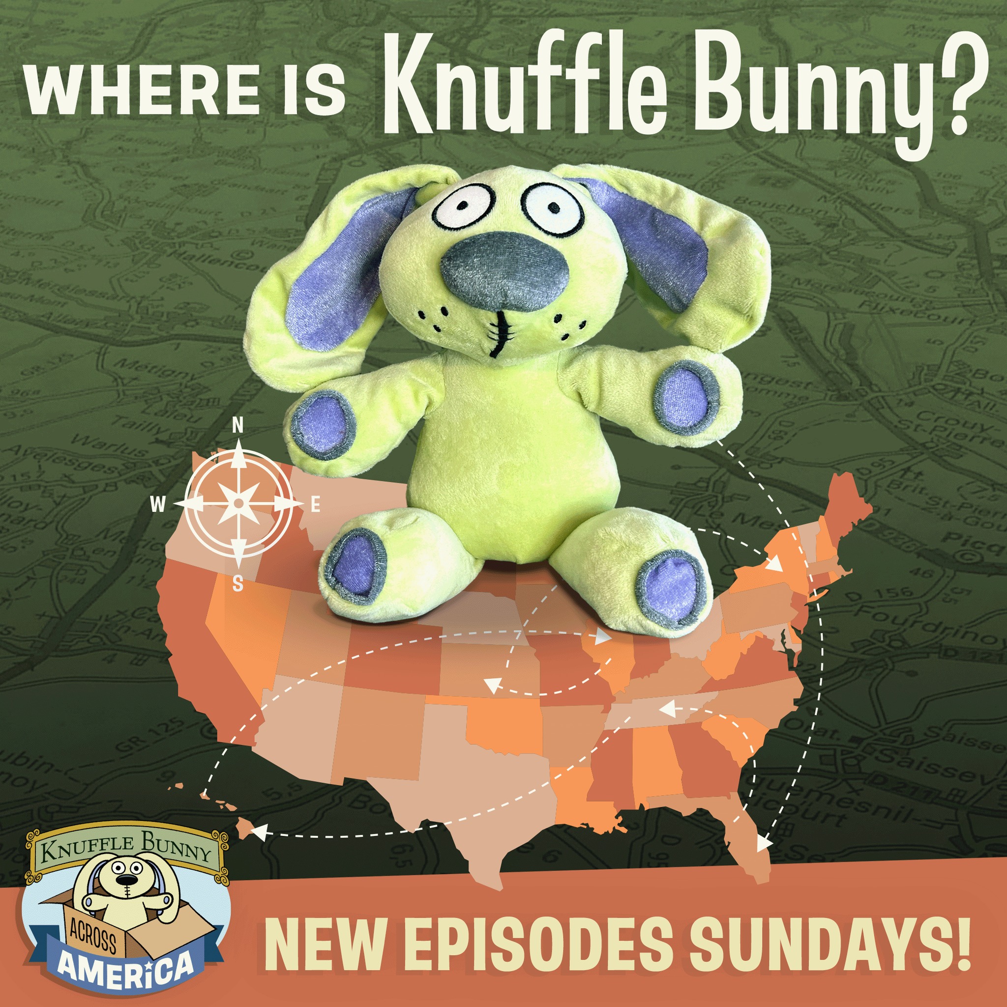Mo - Knuffle Bunny Across America 🐰🌍 The new series arrives on Sunday ...