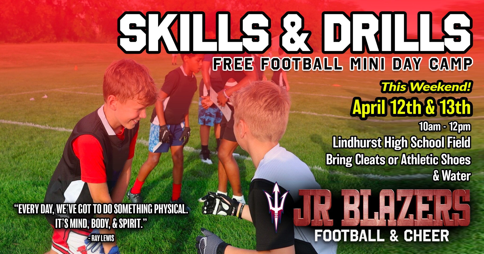 Lindhurst Jr Blazers Football And Cheer