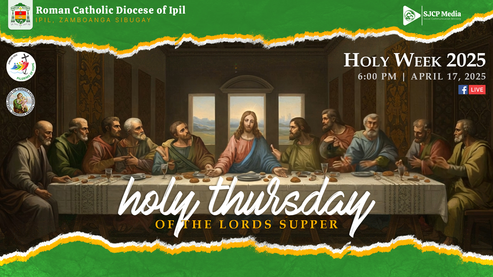 Roman Catholic Diocese of Ipil - 🕊️ HOLY THURSDAY | EVENING MASS OF THE ...