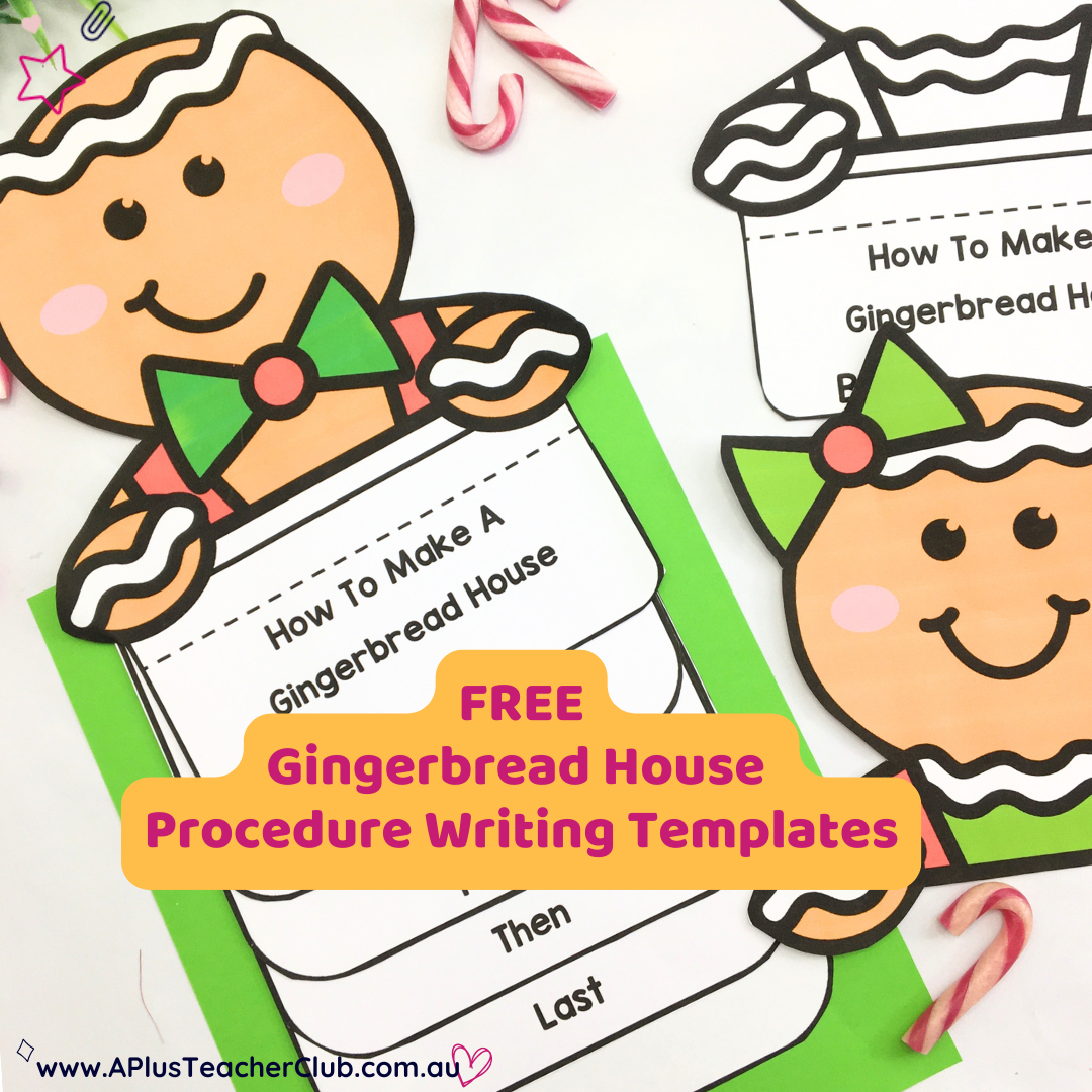 🎄 FREE Gingerbread Procedure... - A + Teaching Resources