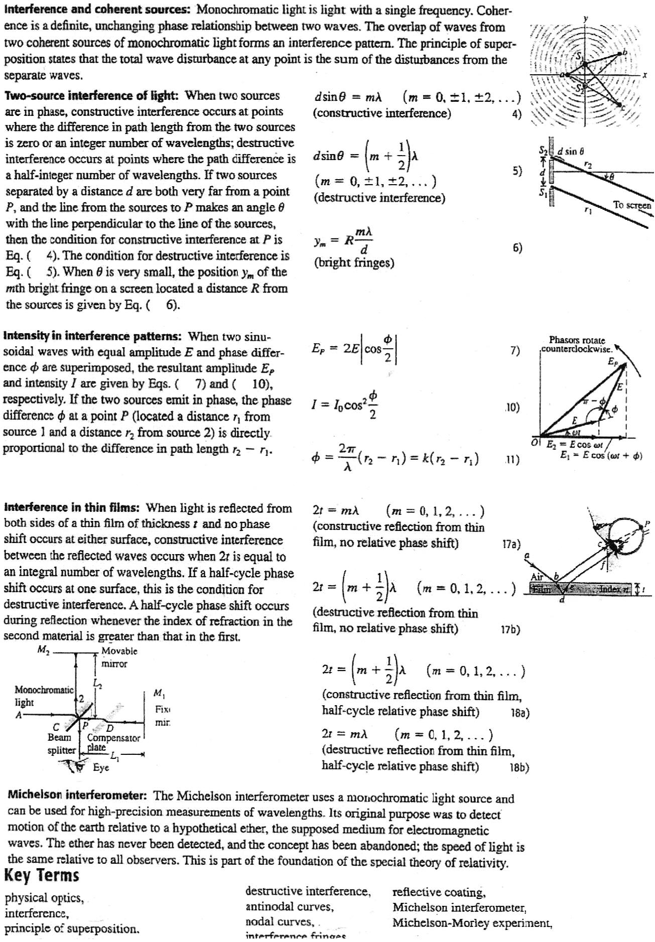 Physics I Interference Diffraction Interference 9707