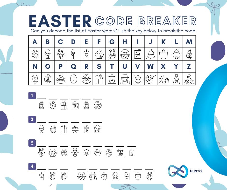 Stichting HUNTO - 🐣 Can you decode the secret Easter words... | Facebook