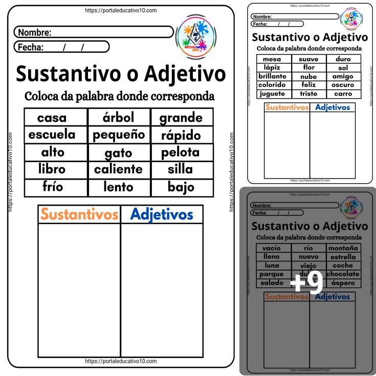 Material - 📚 ¡Nuevo Cuadernillo Disponible! "Sustantivo y Adjetivo ...